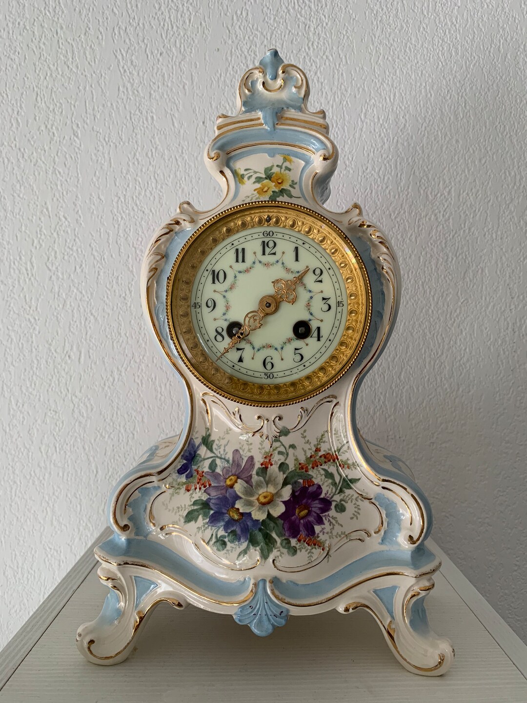 Royal Bonn Clock 1755. Old Porcelain Clock - Etsy