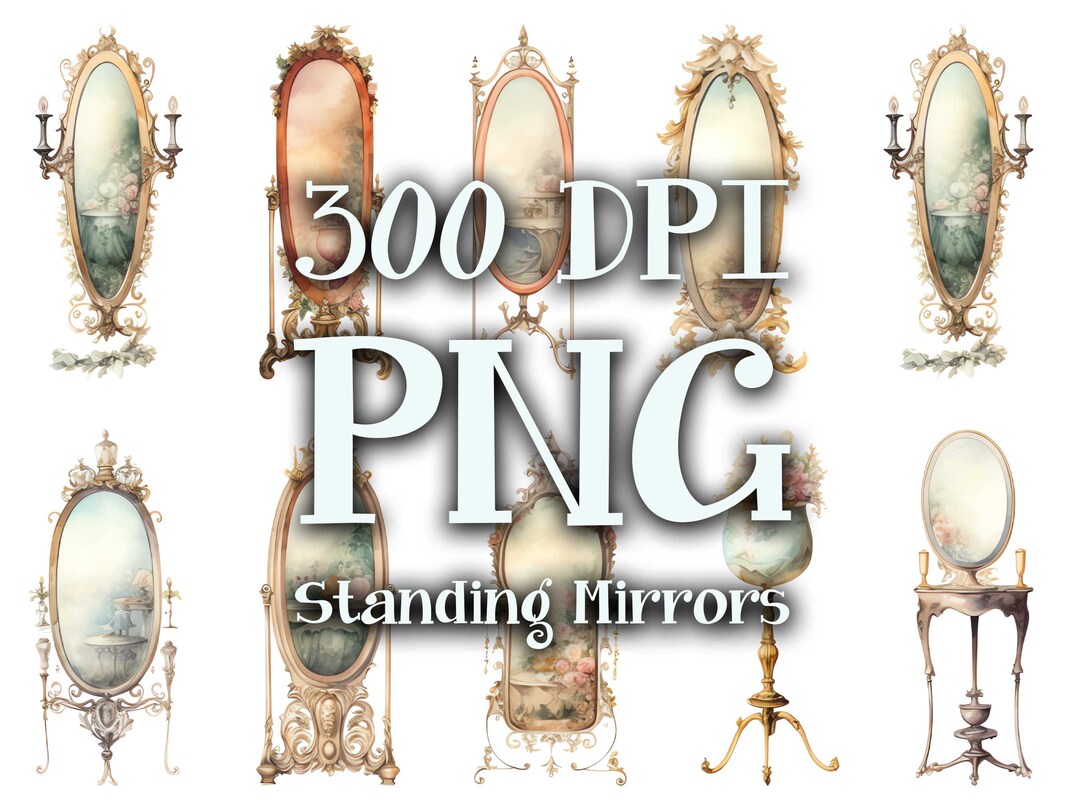 Antique Mirror Png Glass Mirror Png Magic Mirror Png - Etsy