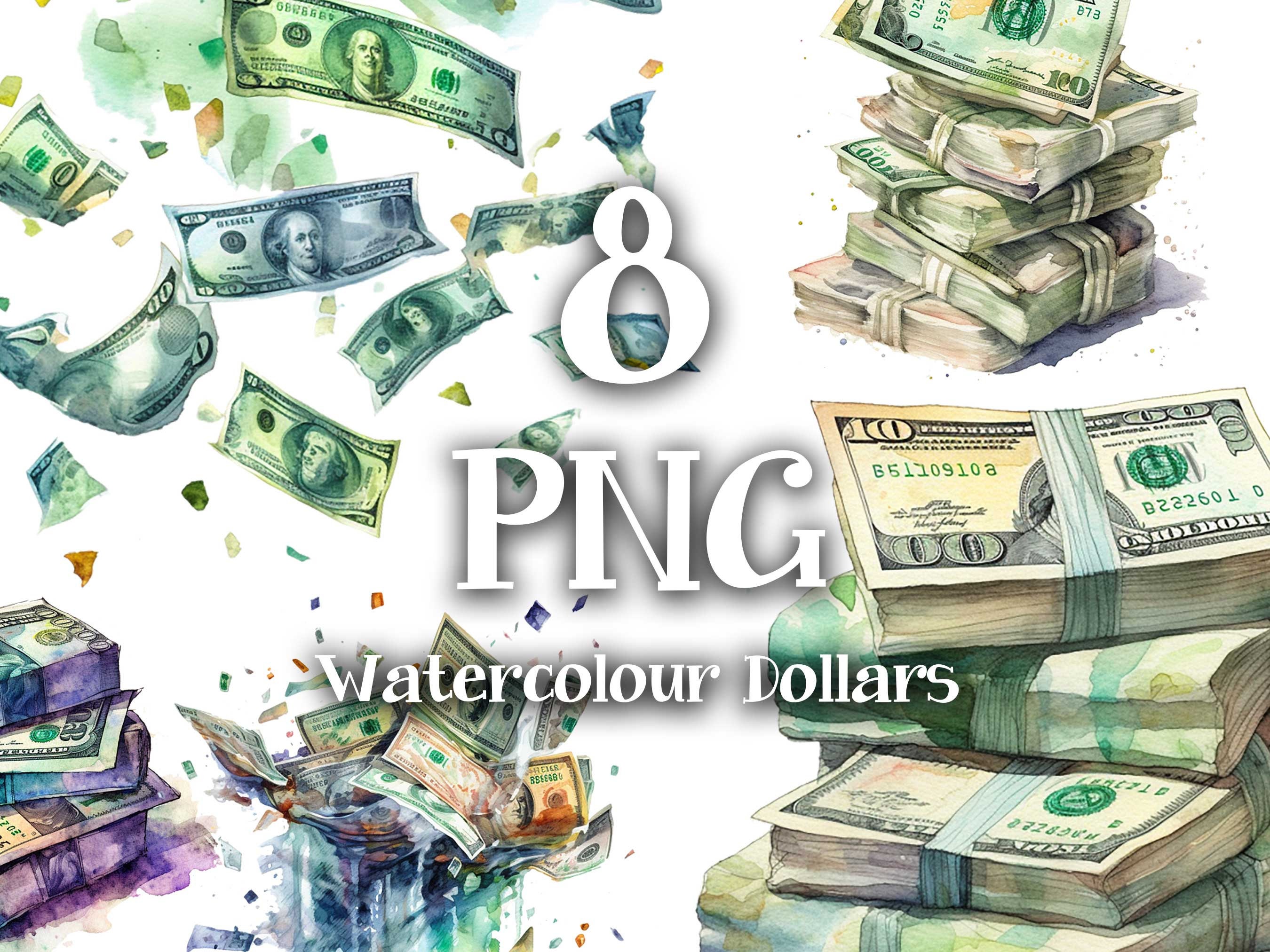 Colorful Money Backgrounds