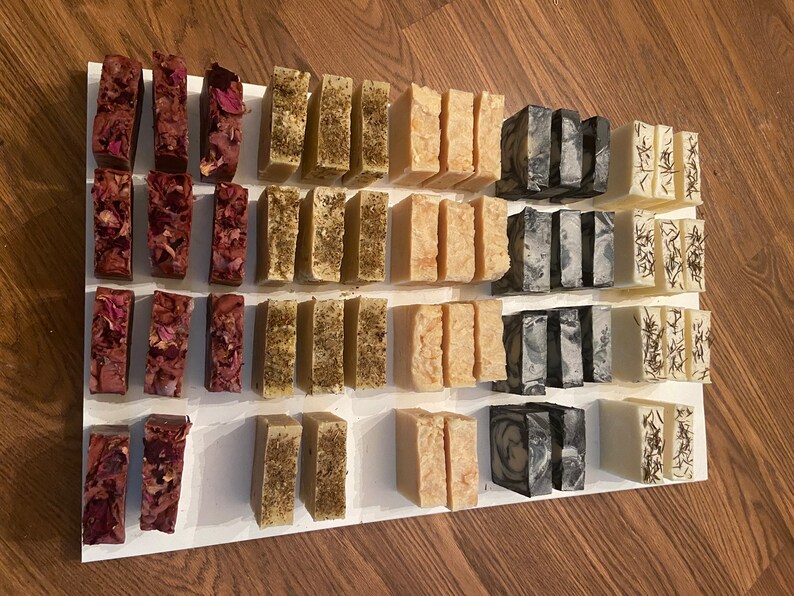 Bulk Soap Samplers Individually Wrapped Full Size Bars Unique Blends