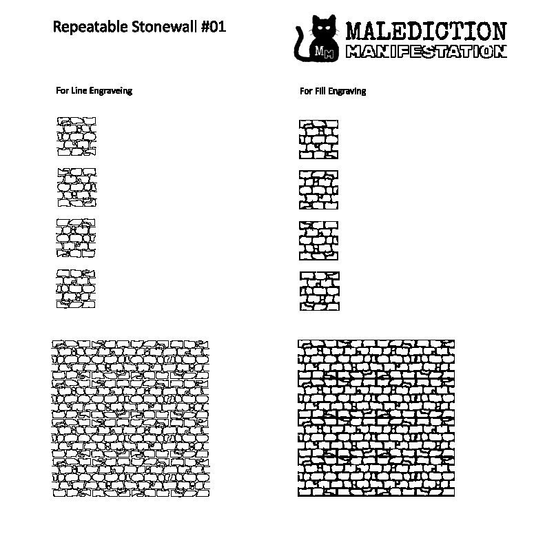 Repeatable Stone Pattern - SVG for Laser Engraving TTRPG Terrain - Etsy