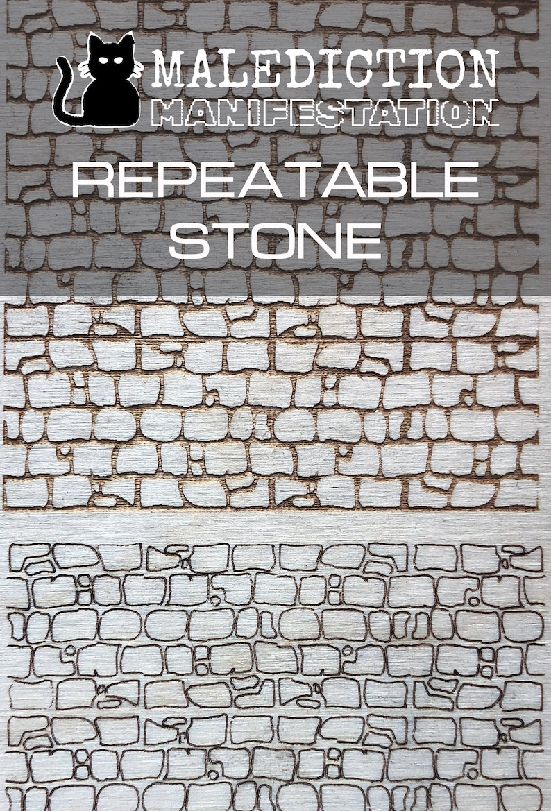 Repeatable Stone Pattern - SVG for Laser Engraving TTRPG Terrain - Etsy