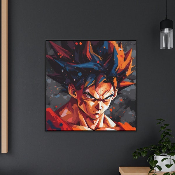 Anime Goku Art Canvas - Etsy