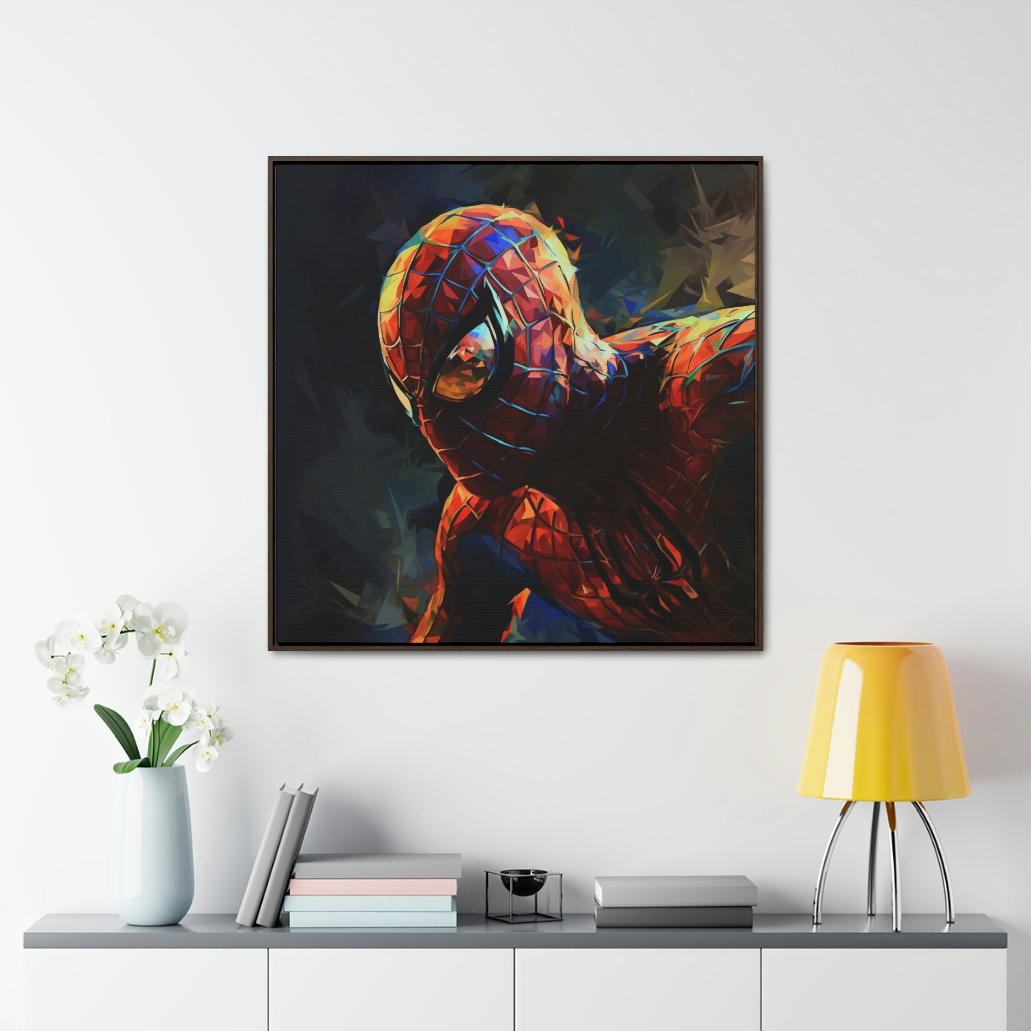 Spider-man Gallery Canvas Modern Art Abstract Art - Etsy