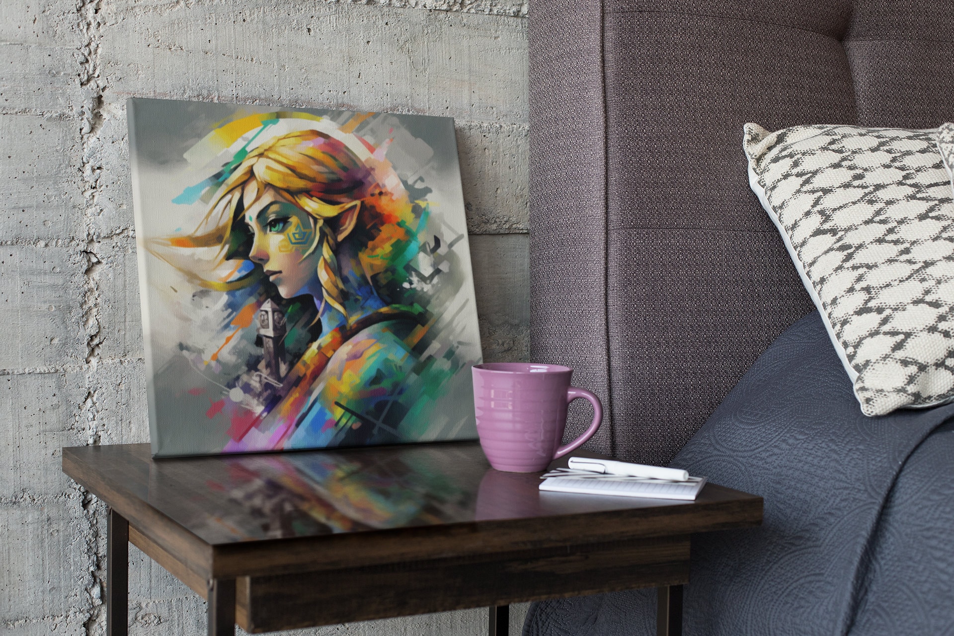 Princess Zelda Gallery Canvas Modern Art Abstract Art - Etsy
