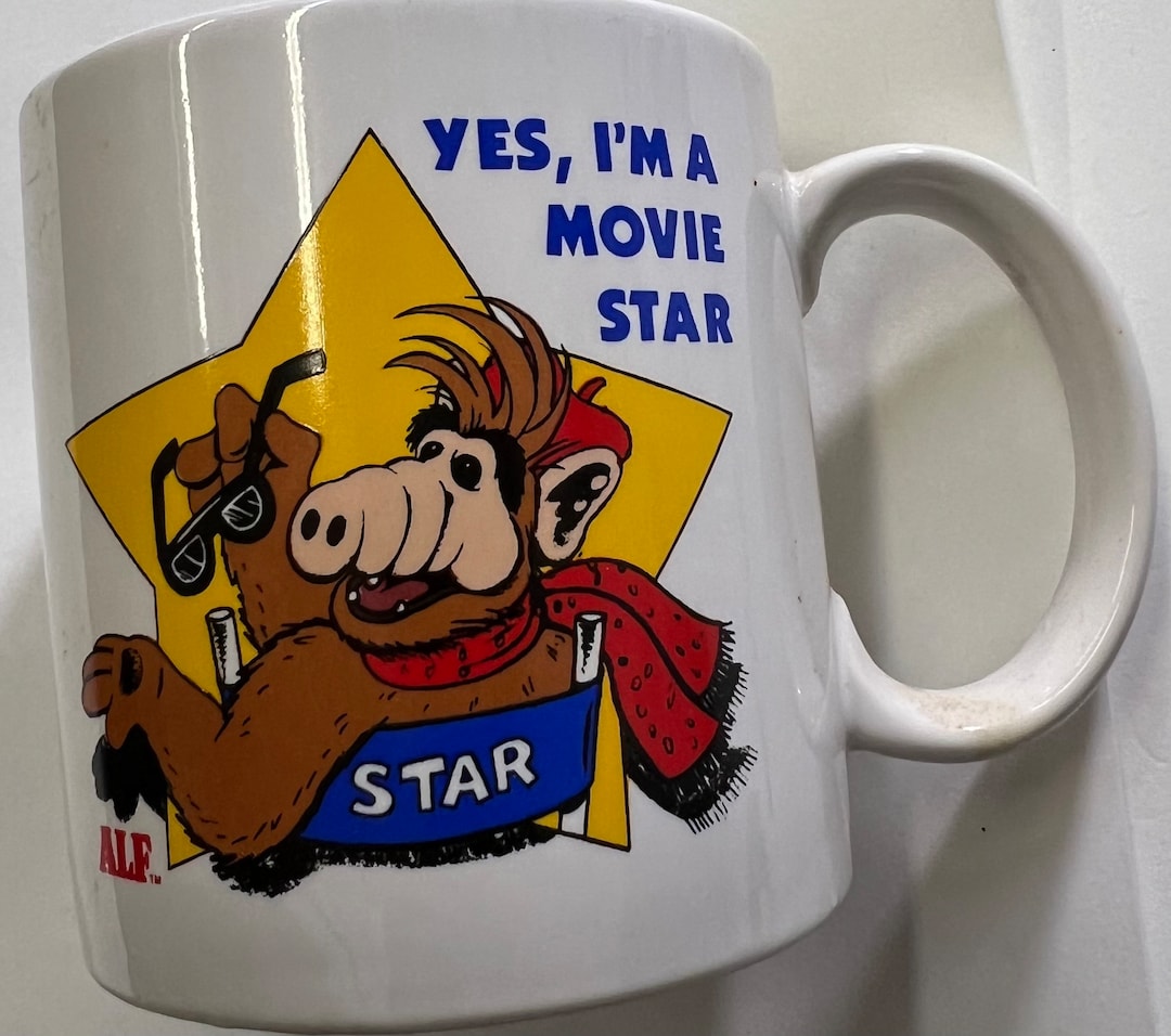 Alf Coffee Mug Alien, Yes I'm a Movie Star, Brand New, Never Used Great ...