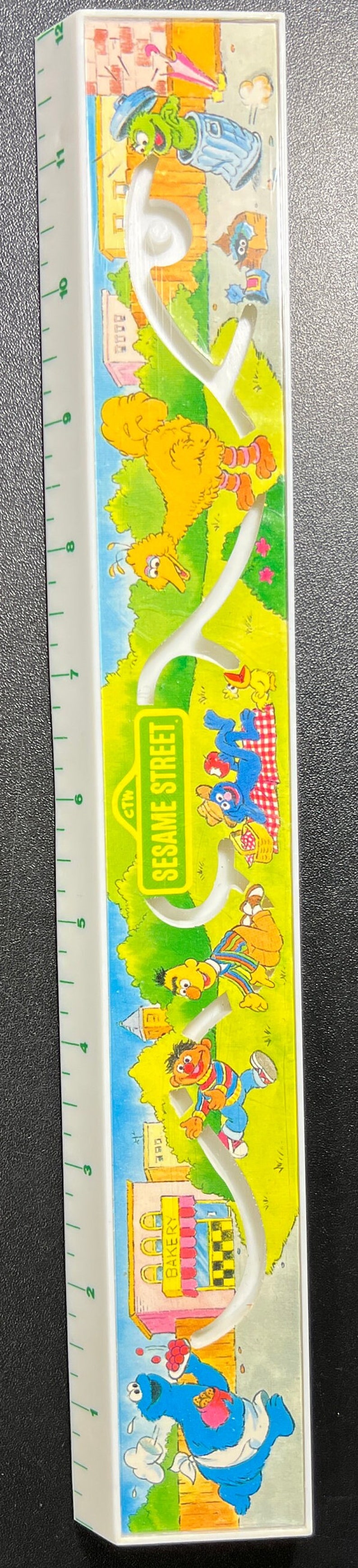 Kids Learning Ruler Sesame Street, Collector's Item, Vintage, Measure ...