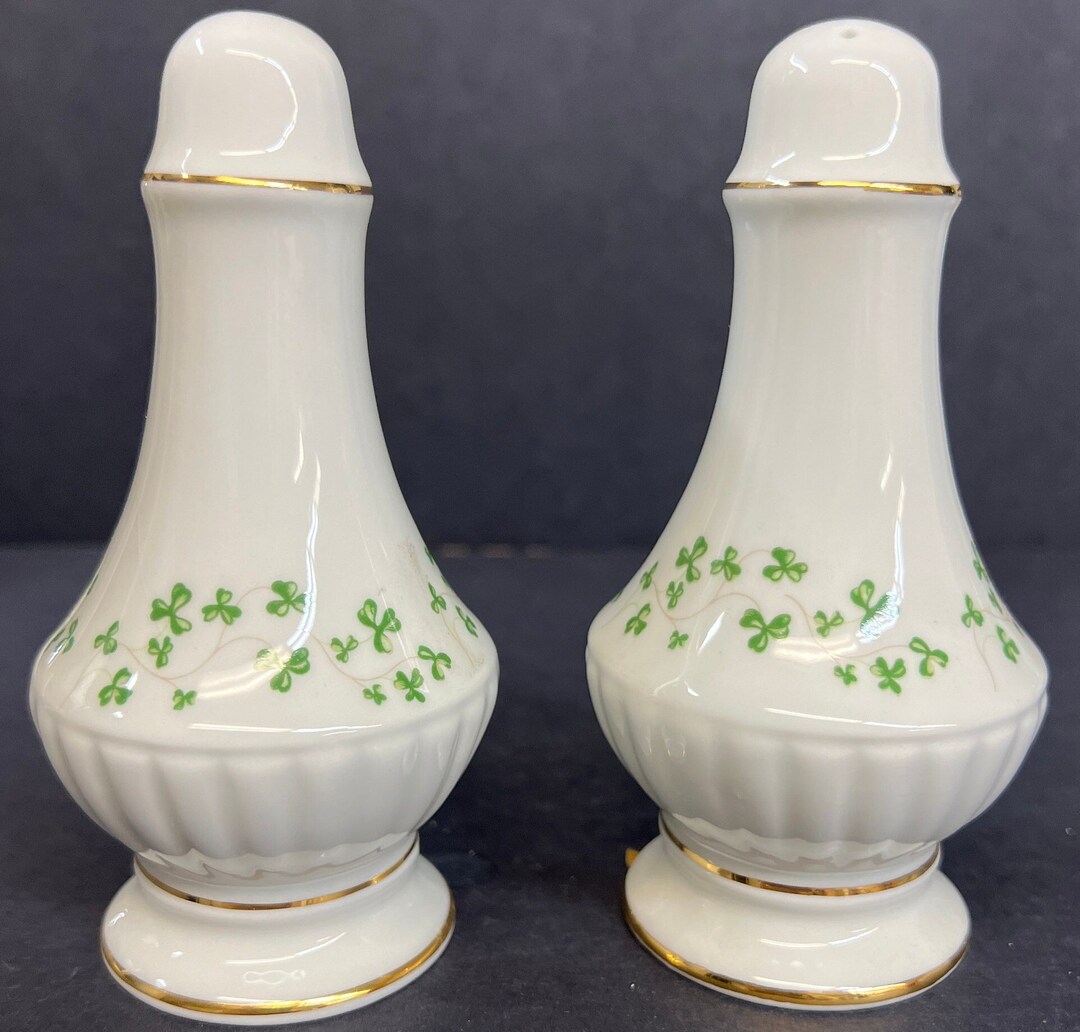 Irish Salt and Pepper Shakers, Donegal Irish Parian China, Absolutely ...