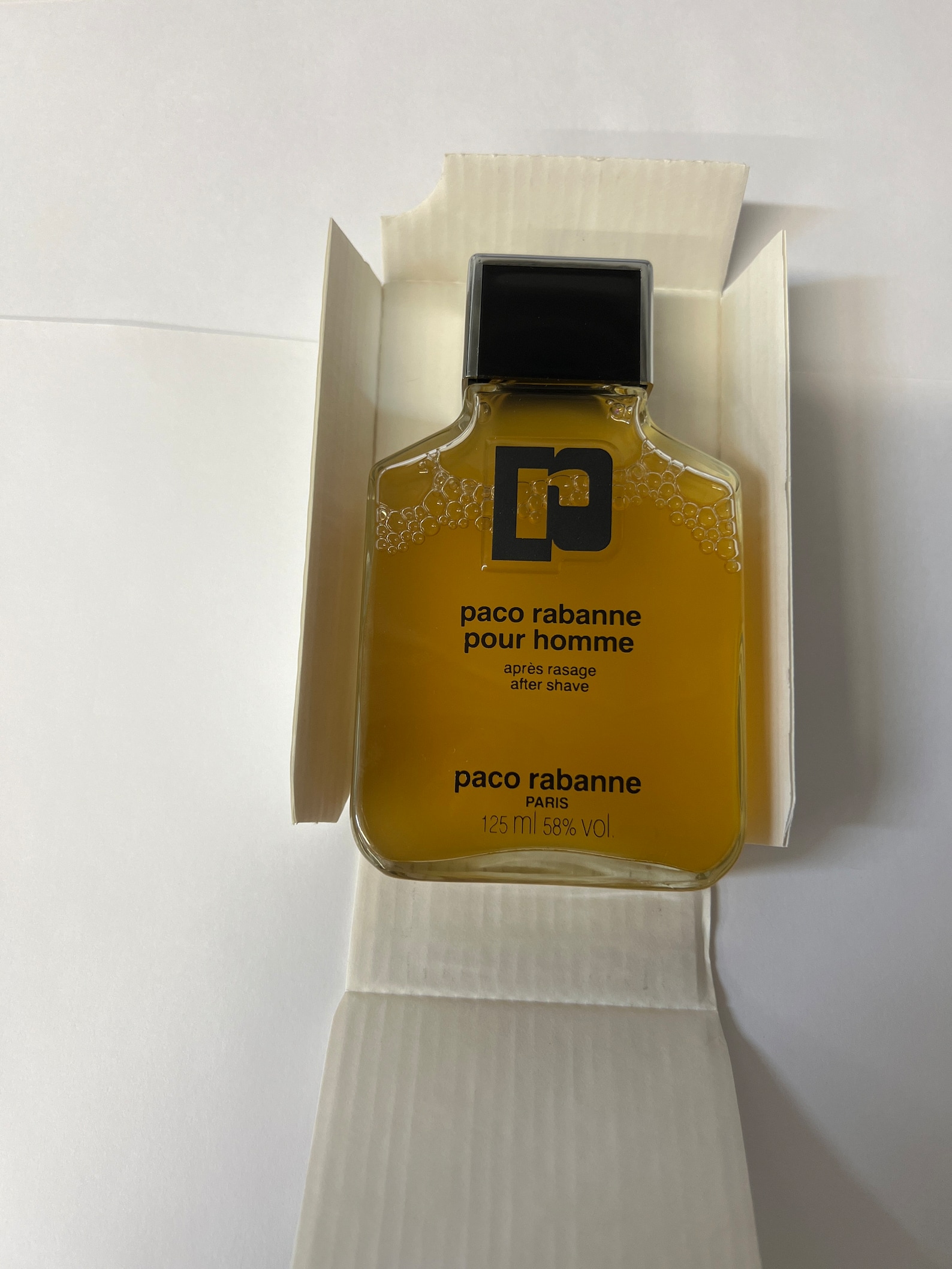 Paco Rabanne Pour Homme Apres Rasage, (after Shave) 125ml. in Original ...