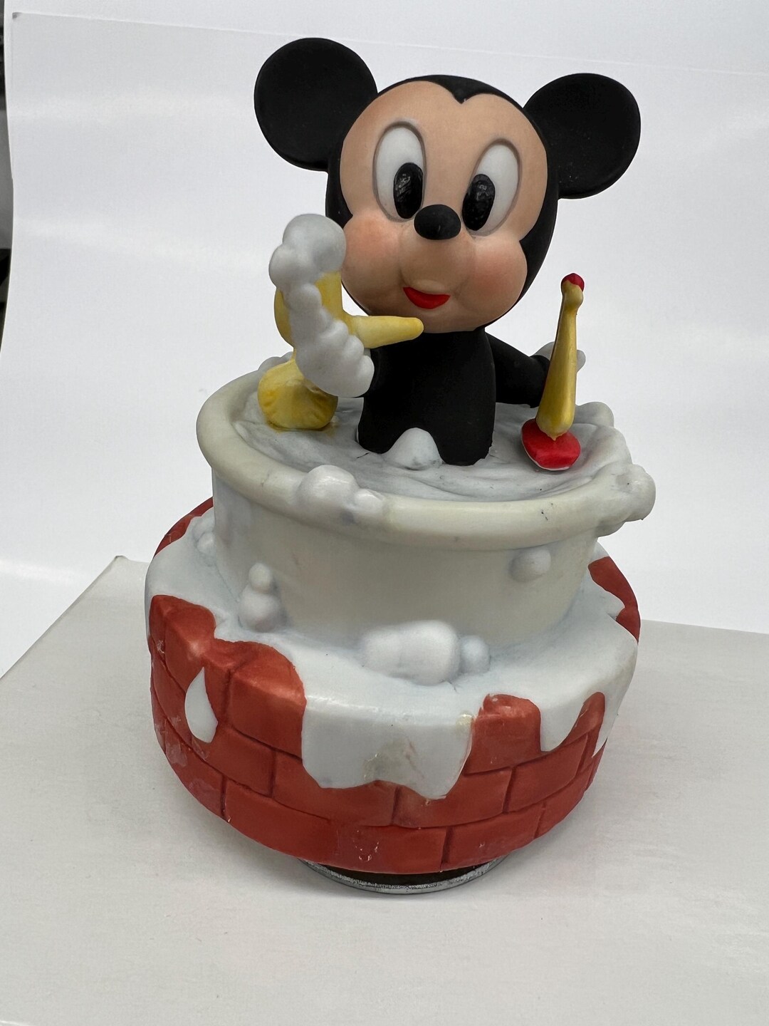 Musical Mickey Mouse Plays "row Your Boat" Musical Box, Vintage 1980's ...
