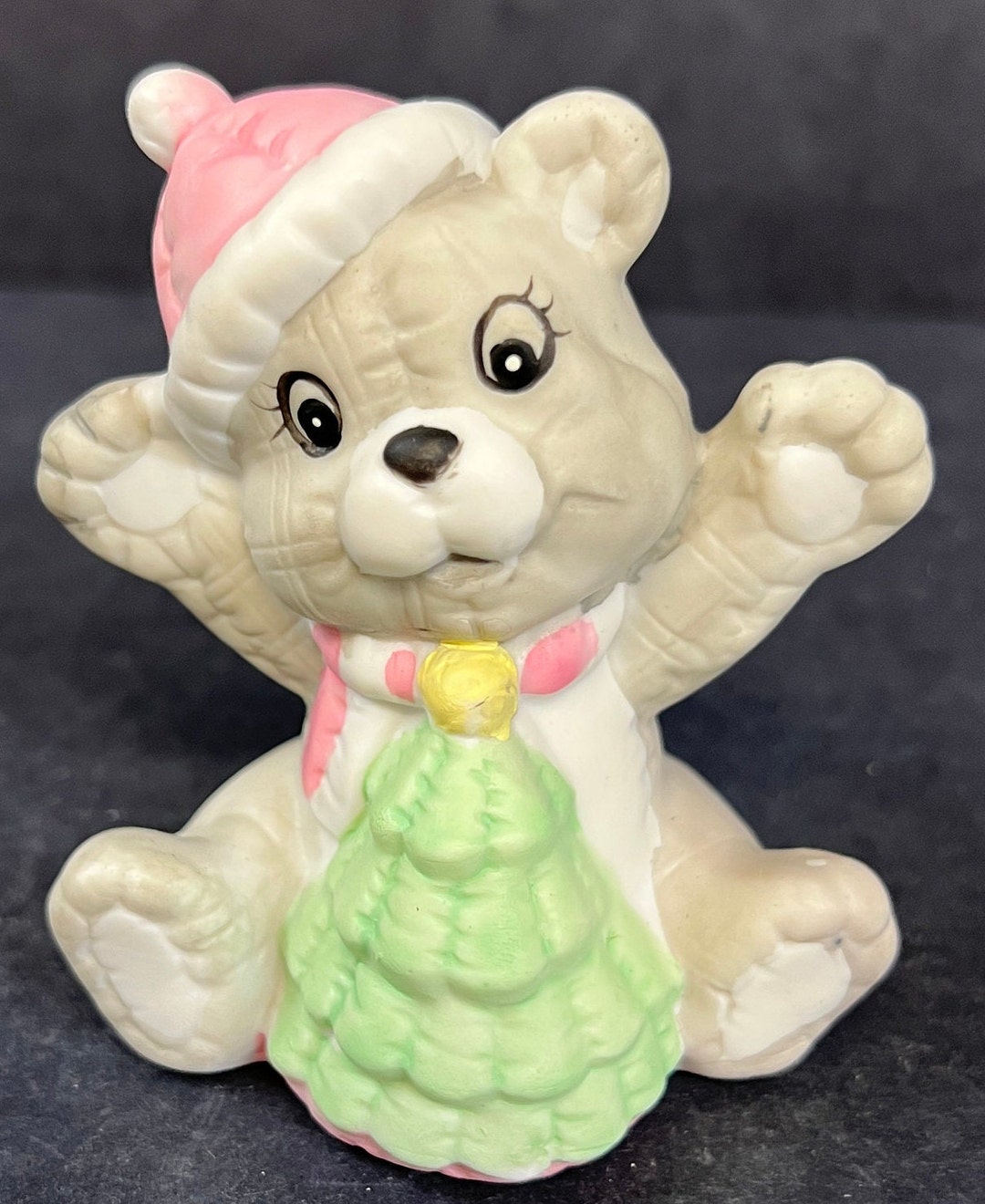 Bear With Christmas, Cuddle UPS Soft Look Porcelain Figurine - Brand ...