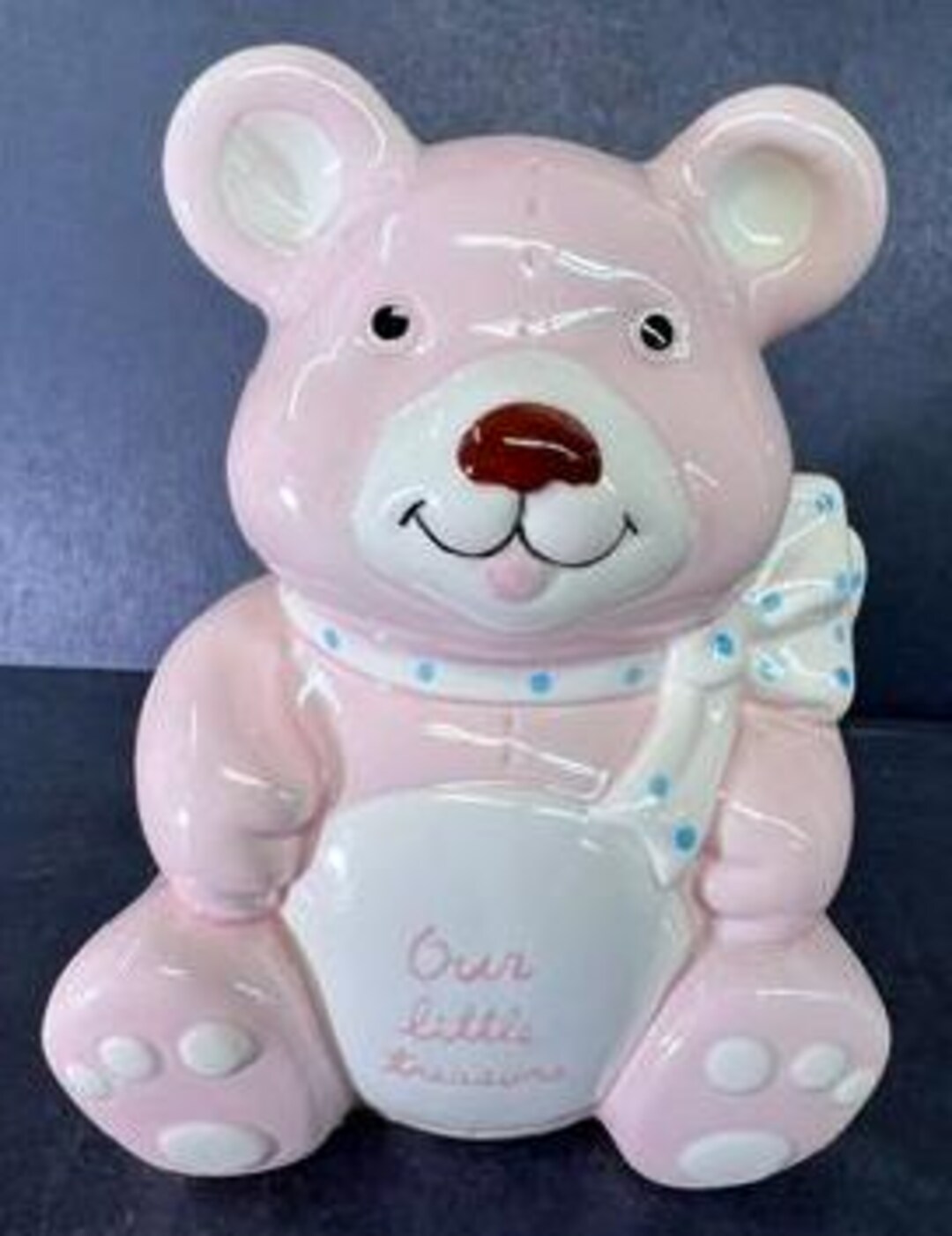 Teddy Bear Piggy Bank, Our Little Treasure, Awesome Newborns Gift ...