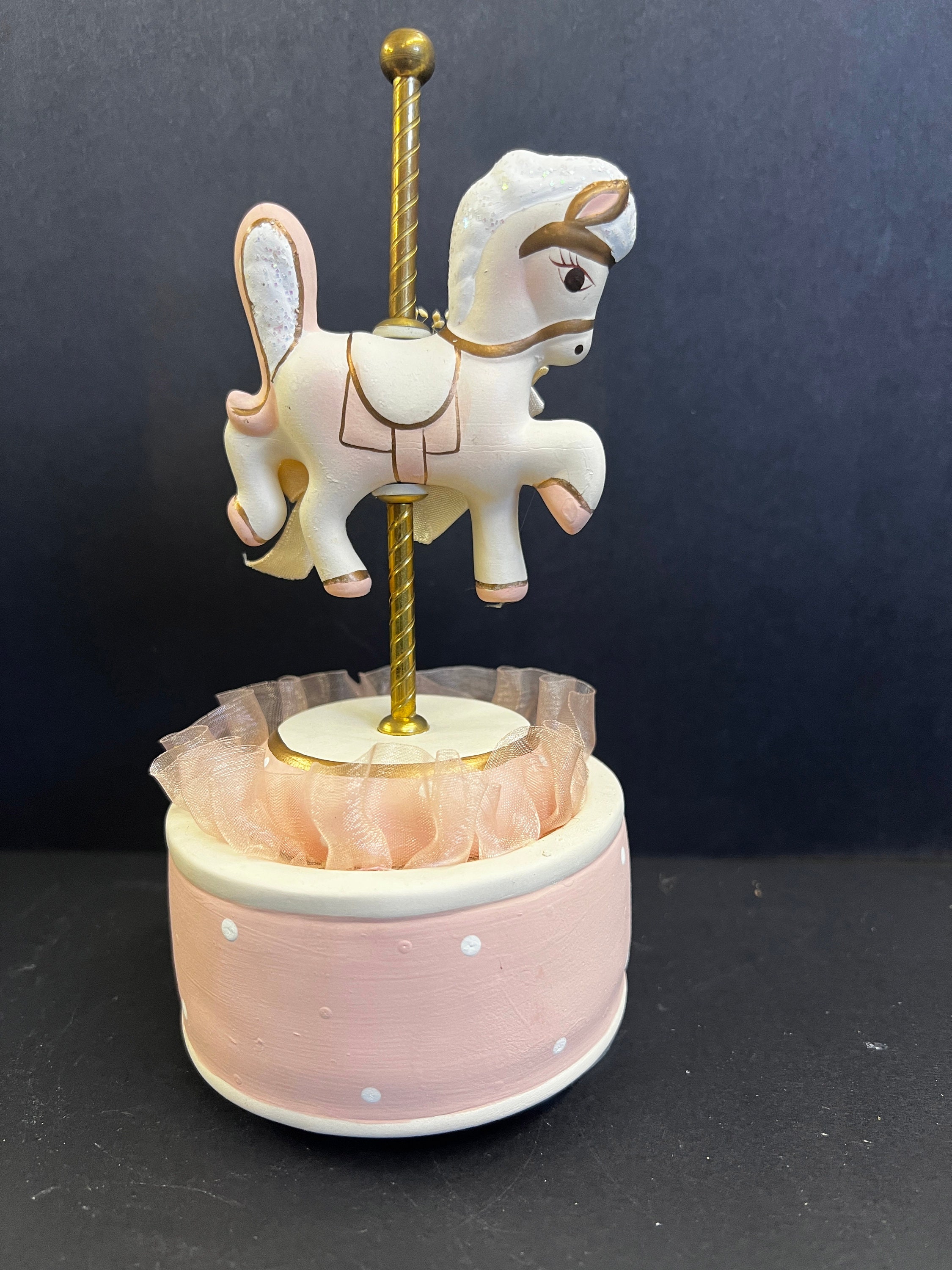 Musical Carousel Horse, Musical Carousel Themed Horse, Turns, Vintage ...