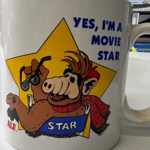 Alf Coffee Mug Alien, Yes I'm a Movie Star, Brand New, Never Used Great ...