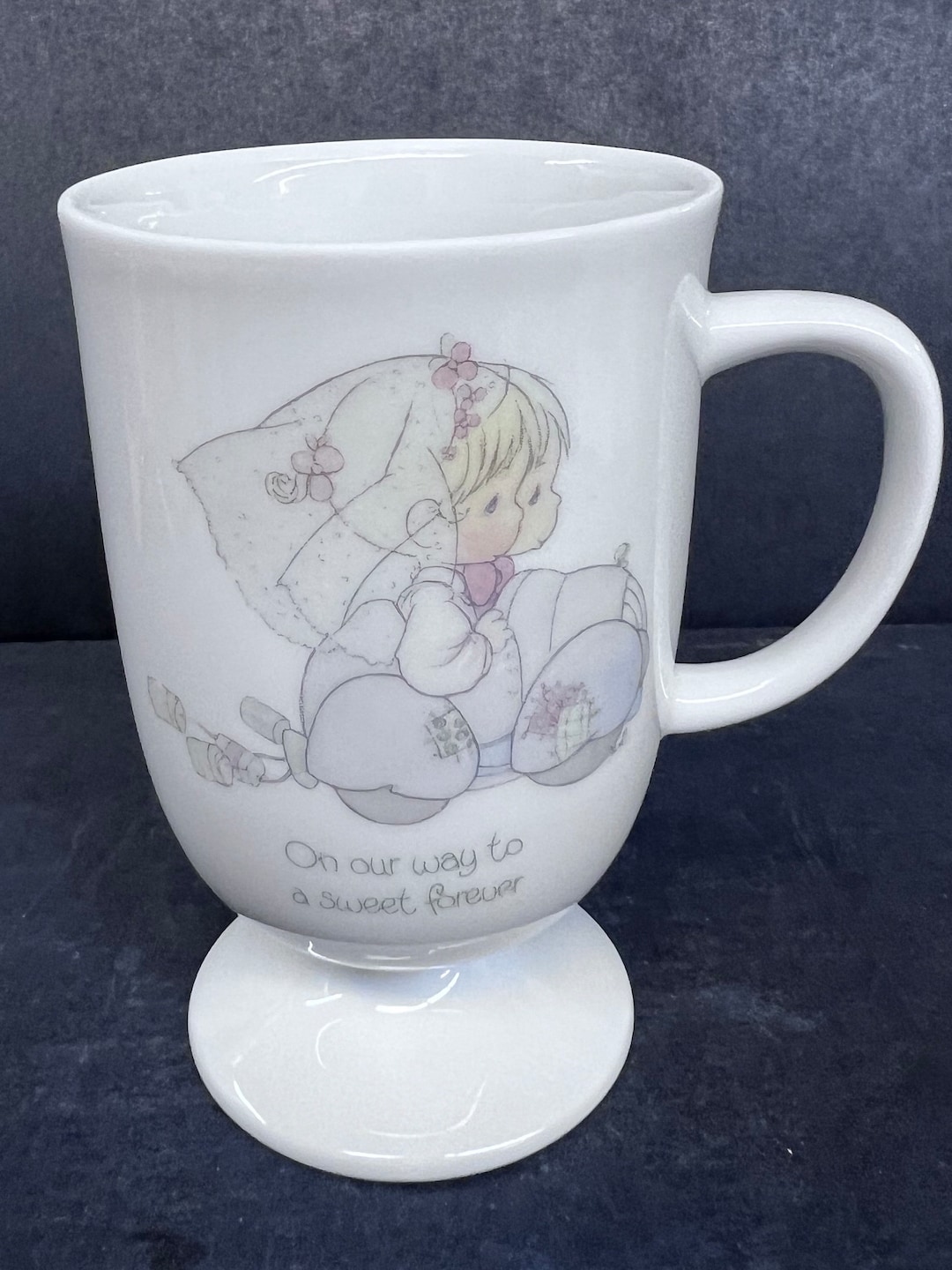 Coffee Cup Wedding Couple, on Our Way to Sweet Forever, Coffee Mug ...