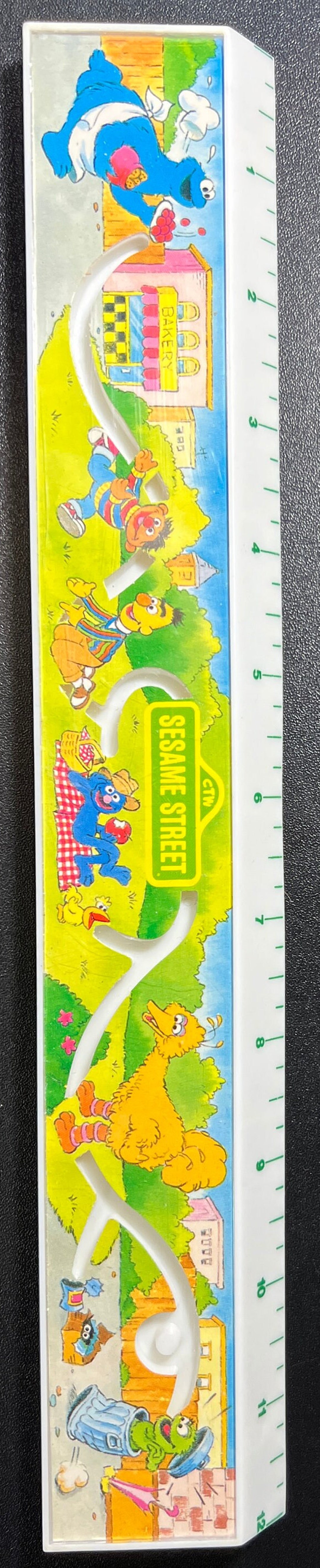 Kids Learning Ruler Sesame Street, Collector's Item, Vintage, Measure ...
