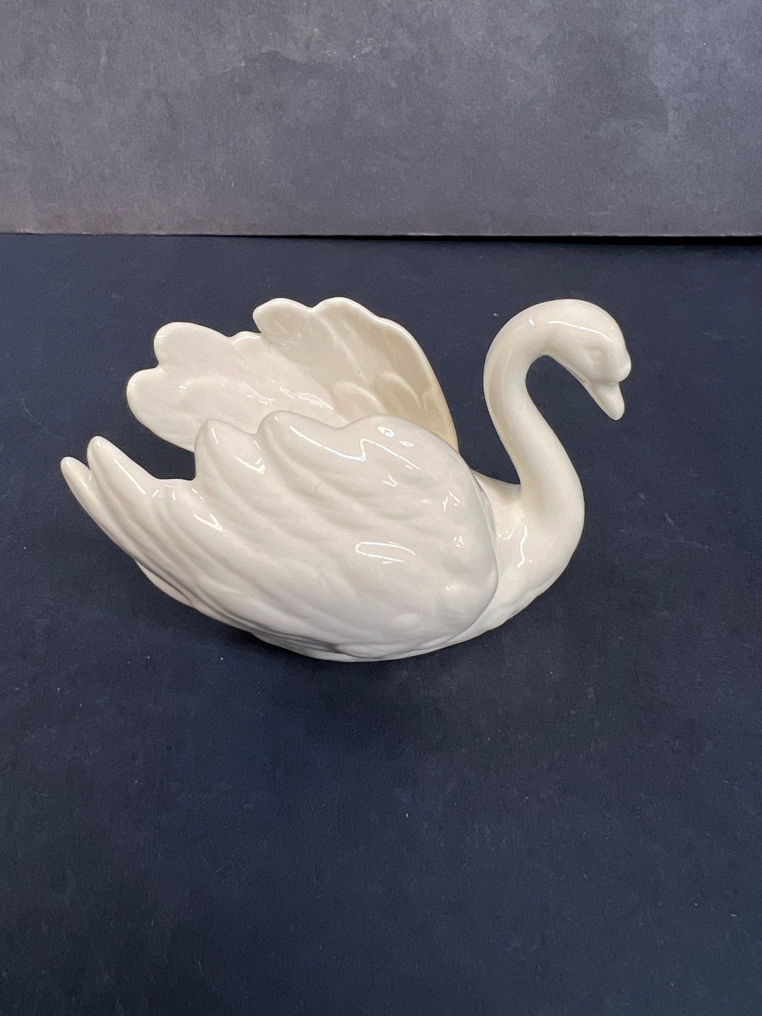 Swan Taper Holder by Goebel Absolutely Beautiful Vintage Late - Etsy