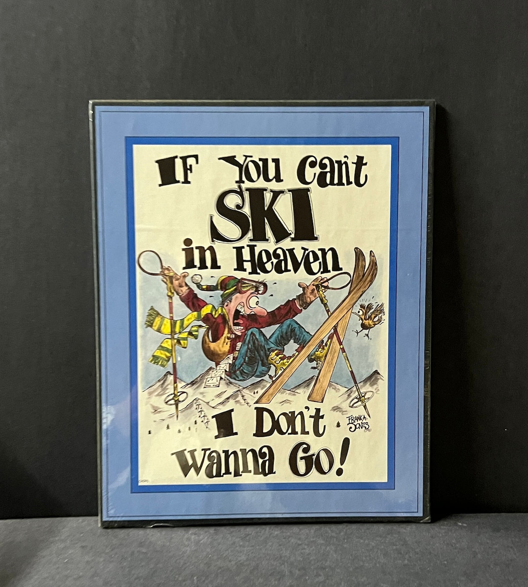 Parody Plaque, If You Can't Ski in Heaven, I Don't Wanna Go, New in Original Wrapper - Etsy