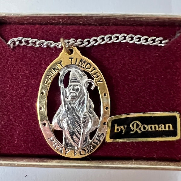 St Timothy Medal - Etsy
