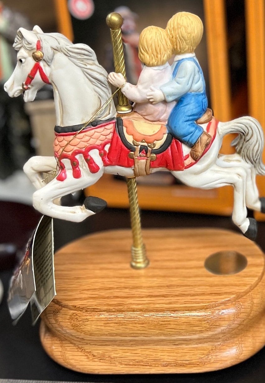 Musical Carousel Beautiful Horse Vintage 1980's New - Etsy