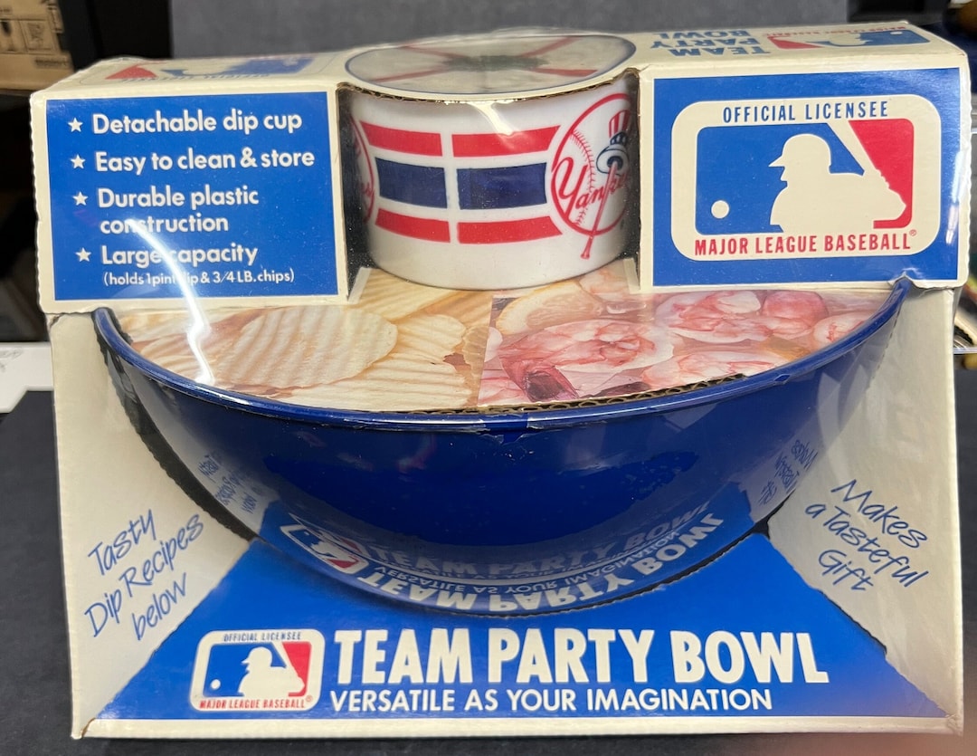 NY Yankees Vintage Party Bowl- Brand New - Etsy