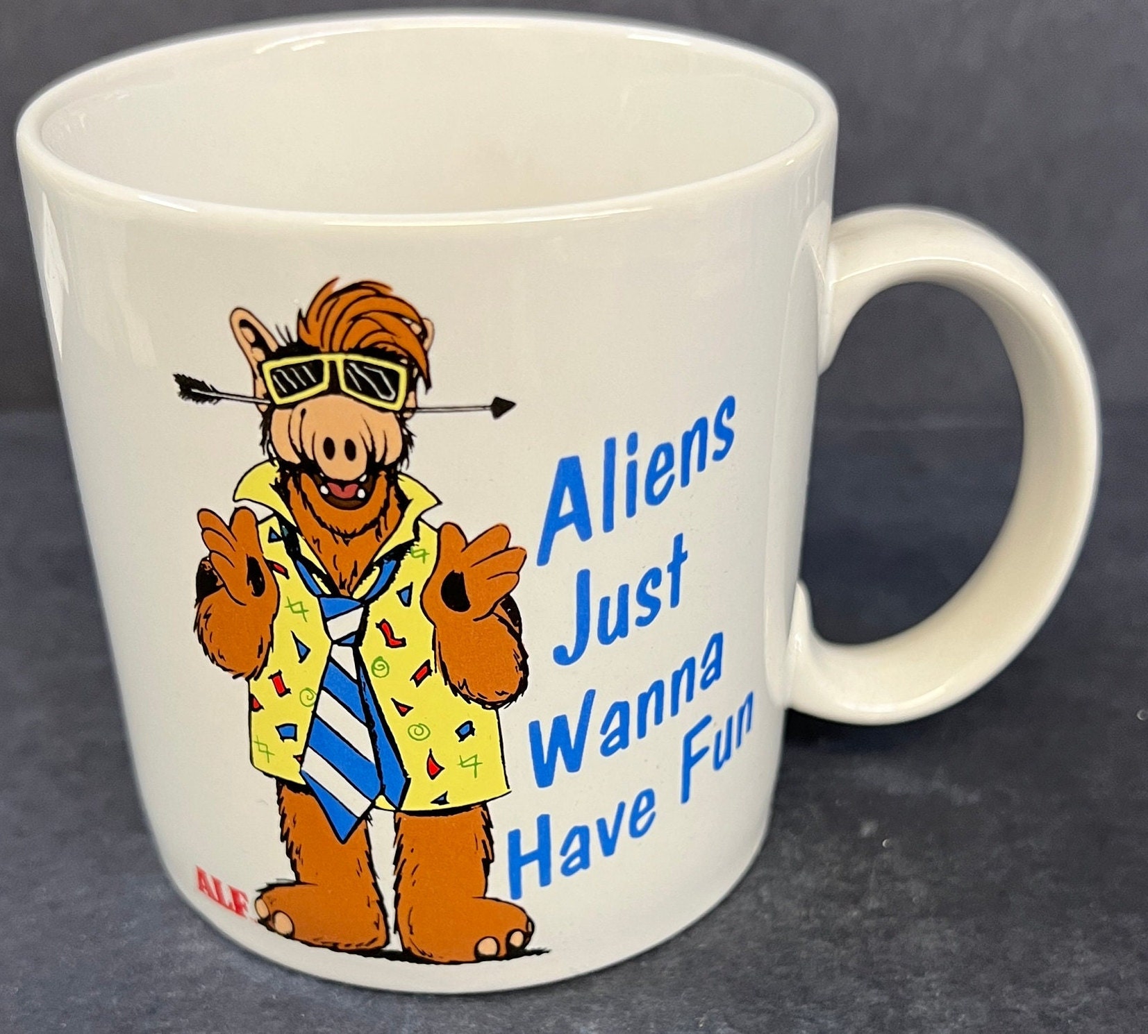 Alf Coffee Mug Aliens Just Wanna Have Fun, Brand New, Never Used - Etsy