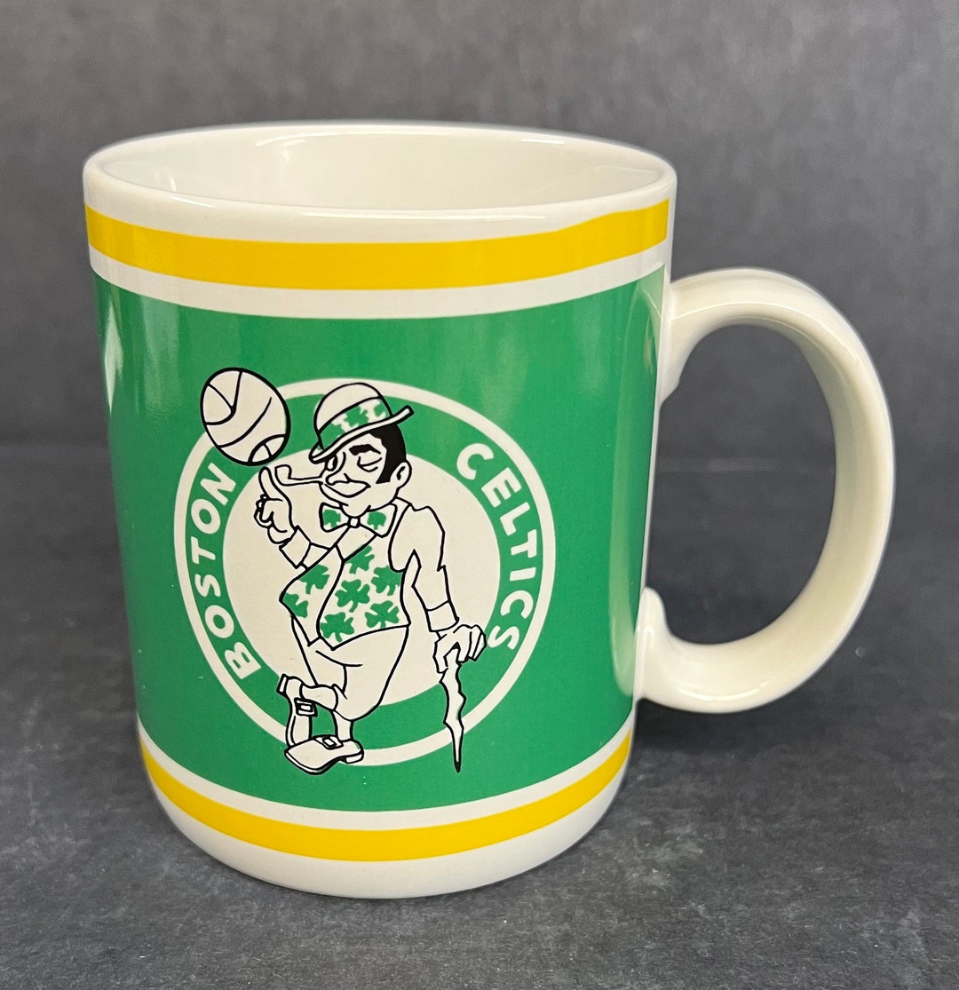 Boston Celtics Vintage Logo, 1976-1996 Logo, Coffee Mug Made in the ...