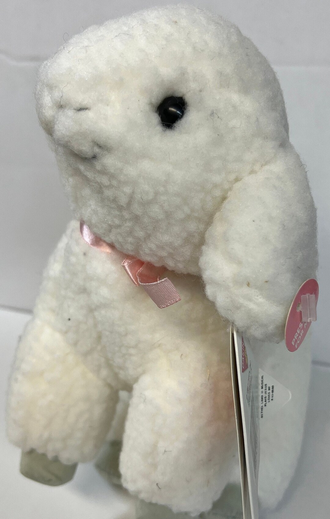Bethel Lamb, Jesus Loves Me Music, Plush, Vintage, Brand New, Never ...