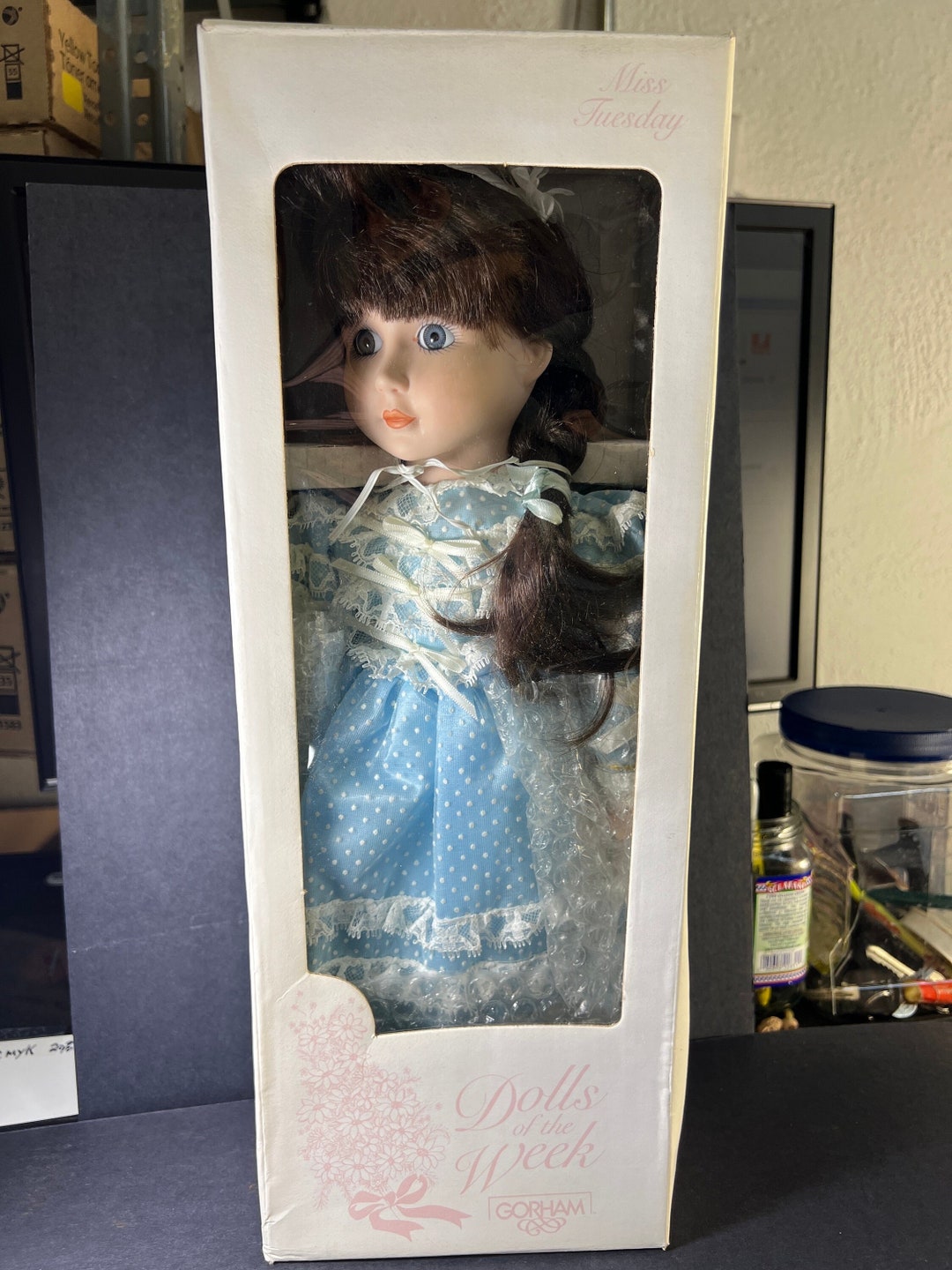 Girls Doll Hand Painted by Gorham Dolls of the Week Monday - Etsy