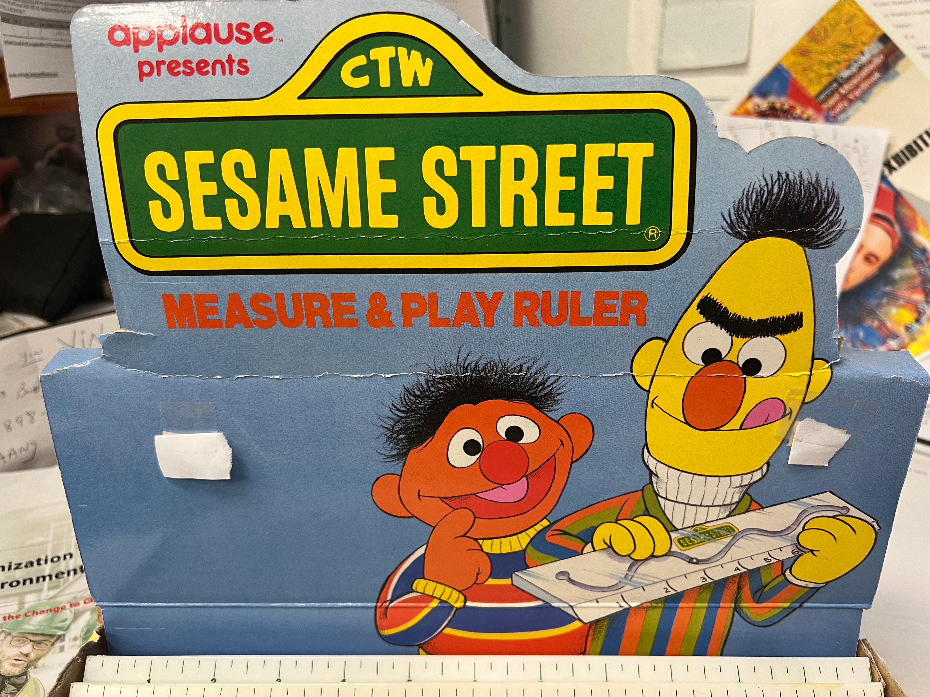 Kids Learning Ruler Sesame Street Vintage Measure and Play - Etsy