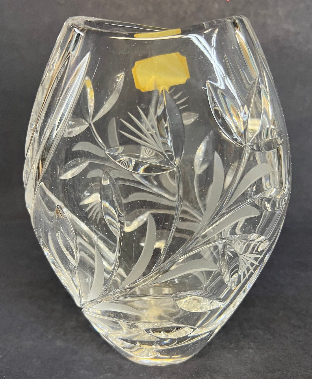 Vintage Gorham Crystal Vase – Late 1980s, Stunning Detail, Perfect for ...