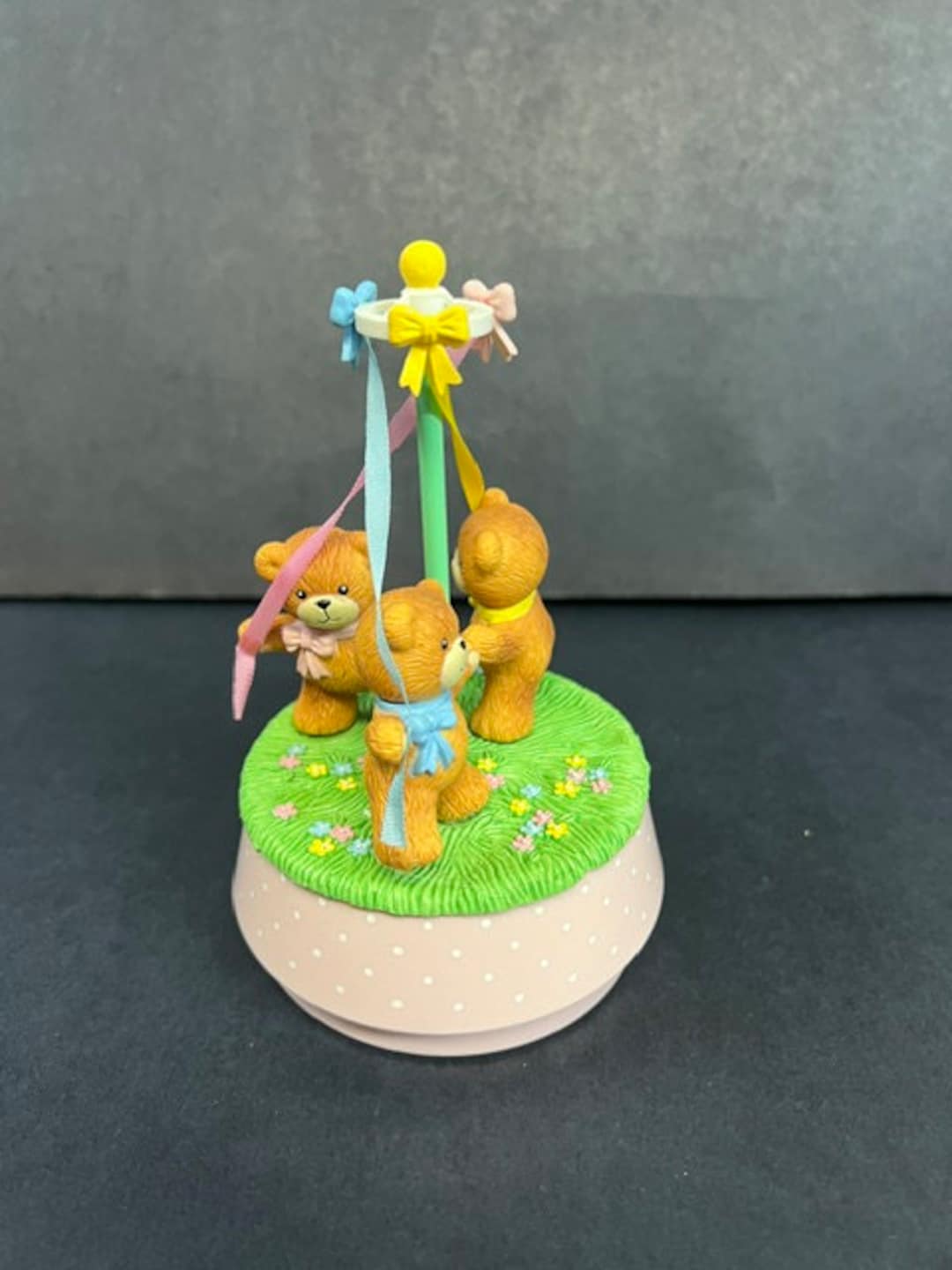 Three Beers Dancing Around the Maypole Musical Box, Vintage 1980's, New ...