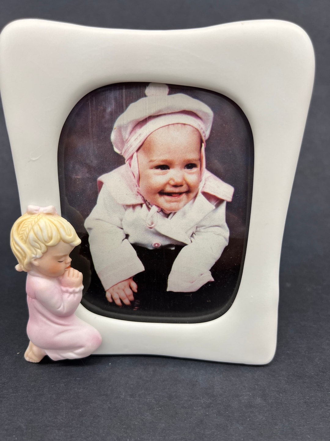 Picture Frame Girl Praying, Vintage From 1980's, Brand New - Etsy