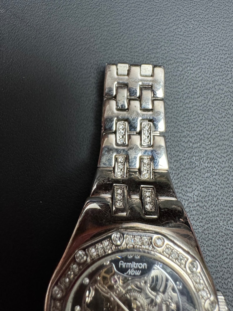 Armitron Ladies Silverton Automatic Skeleton Watch - Etsy