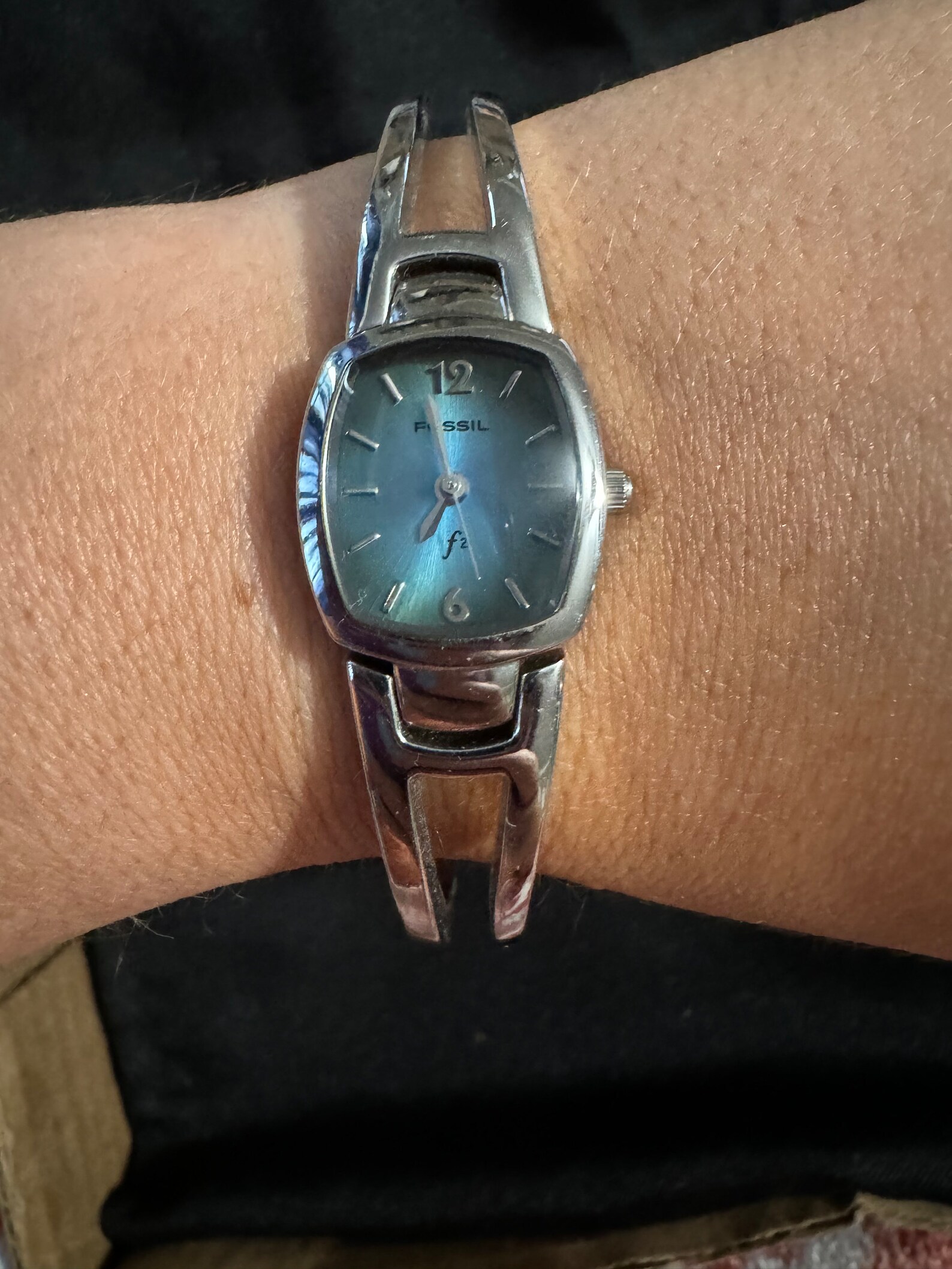 Ladies Blue Faced Fossil ES-9948 Watch - Etsy