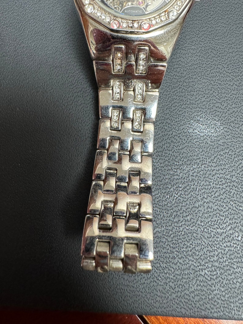 Armitron Ladies Silverton Automatic Skeleton Watch - Etsy