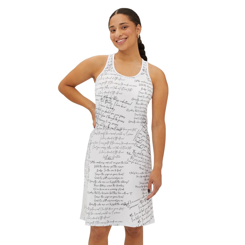 TTPD Lyrics Racerback Dress - Etsy