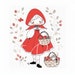 Little Red Riding Hood Clipart 40 High Quality Jpgs - Etsy
