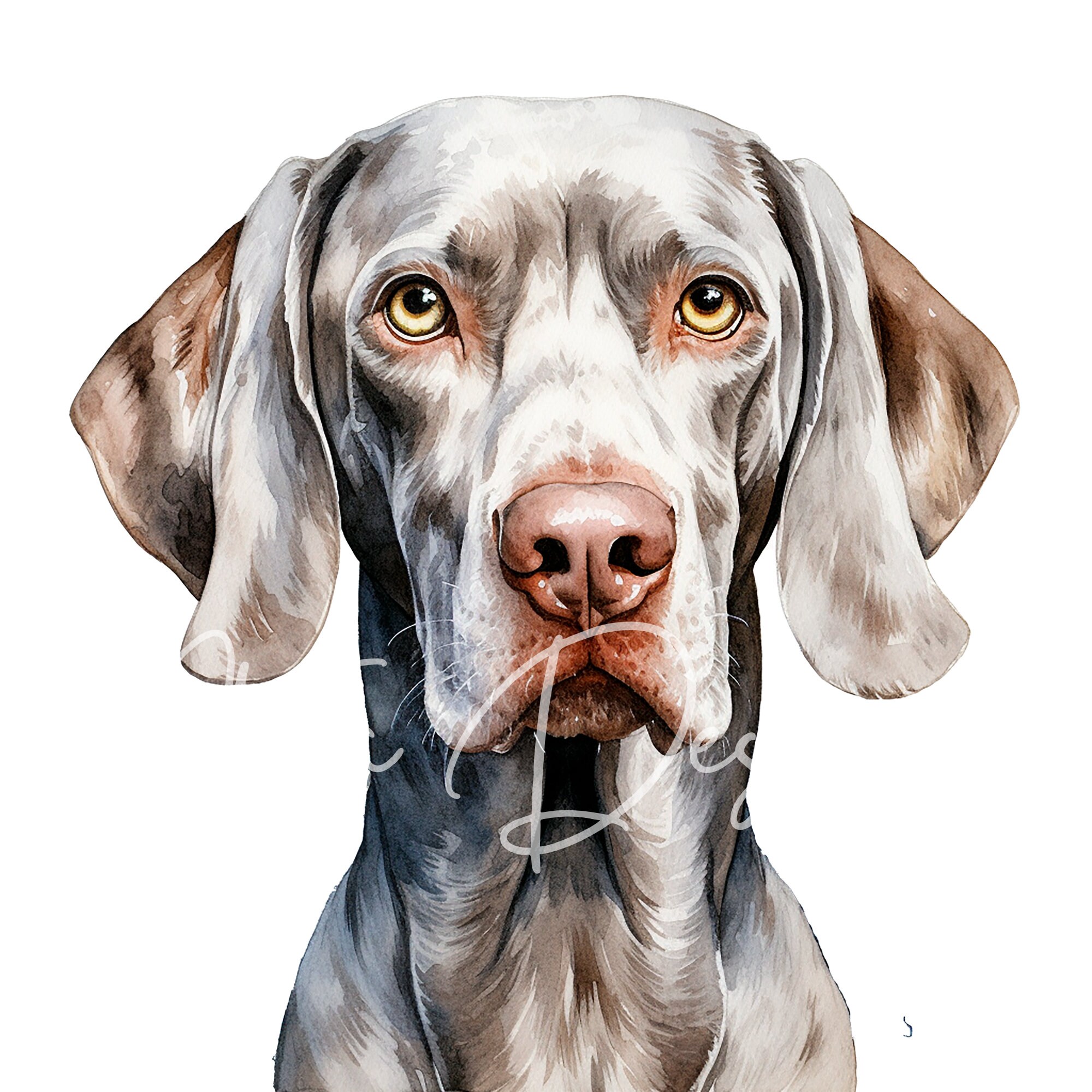 Weimaraner Clipart 40 High Quality Pngs Digital Planner, Junk ...
