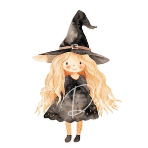 Little Witches Clipart - 40 High Quality Pngs - Digital Planner, Junk ...