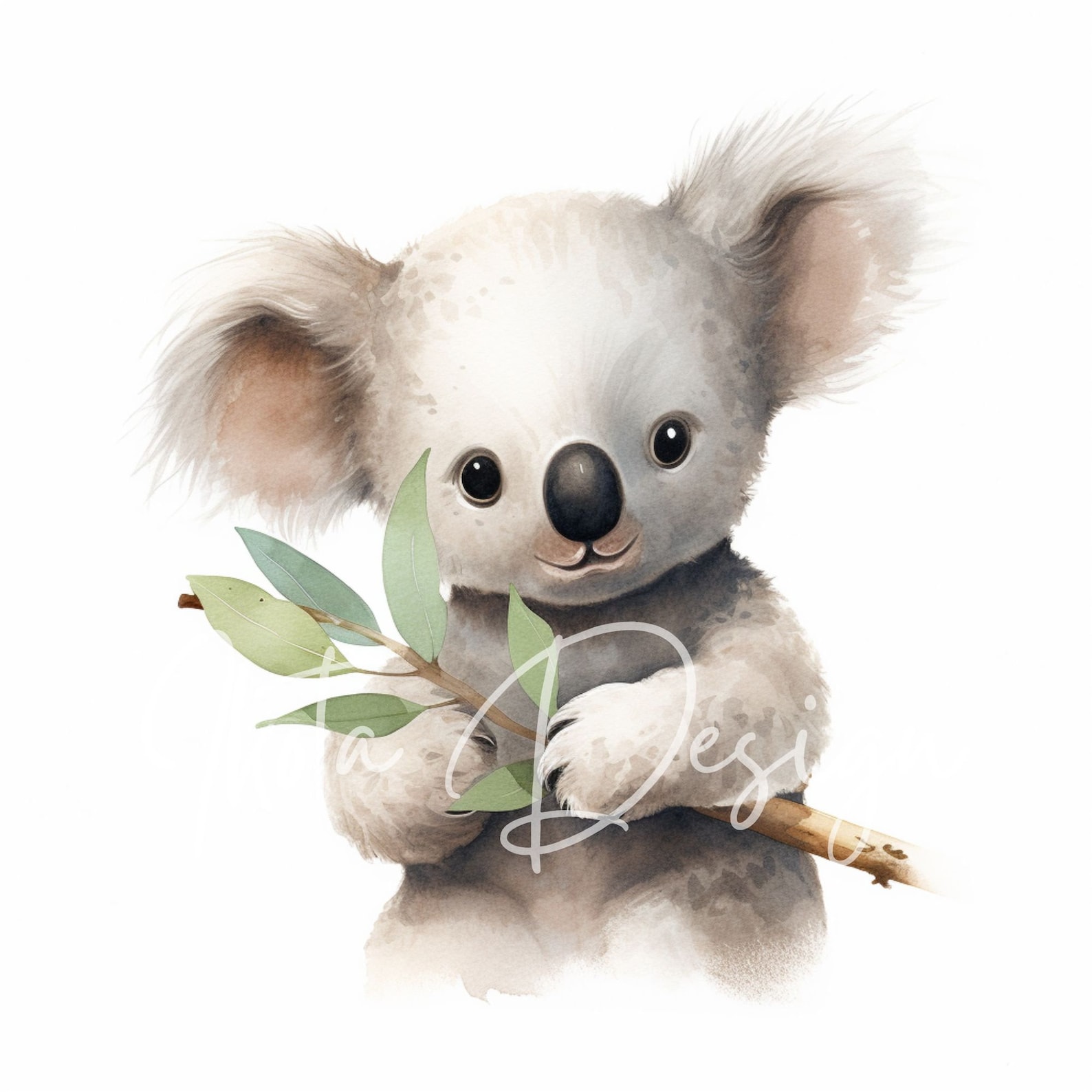 Baby Koala Clipart - 40 High Quality Jpgs - Digital Planner, Junk ...