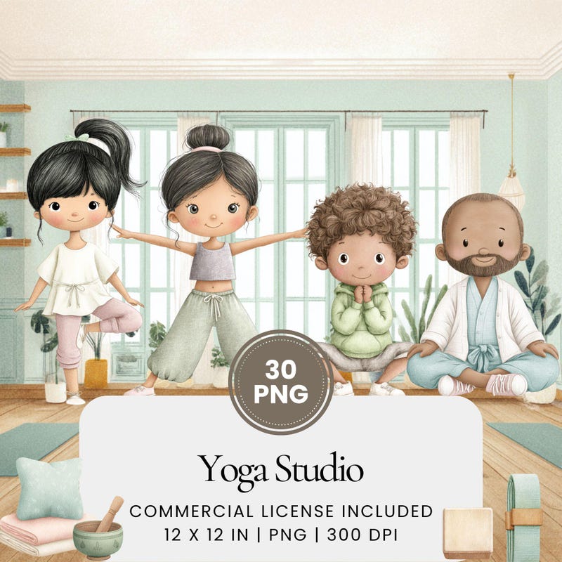 Mindfulness Clipart - Etsy