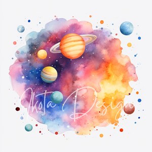 Galaxies in Space Clipart - 40 High Quality Jpgs - Digital Planner ...