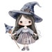 Little Witches Clipart 40 High Quality Pngs Digital Planner, Junk ...