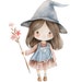 Little Witches Clipart 40 High Quality Pngs Digital Planner, Junk ...