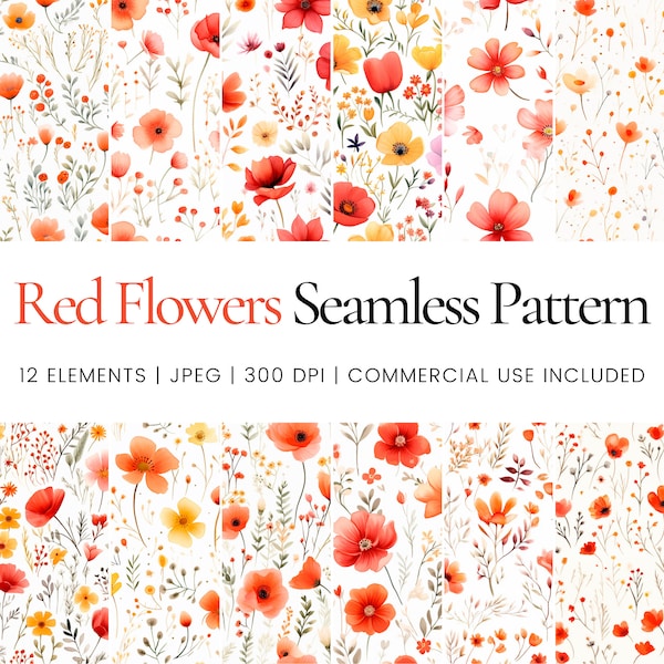 Ditsy Floral Wallpaper - Etsy