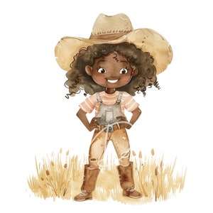 Little Cowboys Clipart - 40 High Quality Pngs - Digital Planner, Junk ...