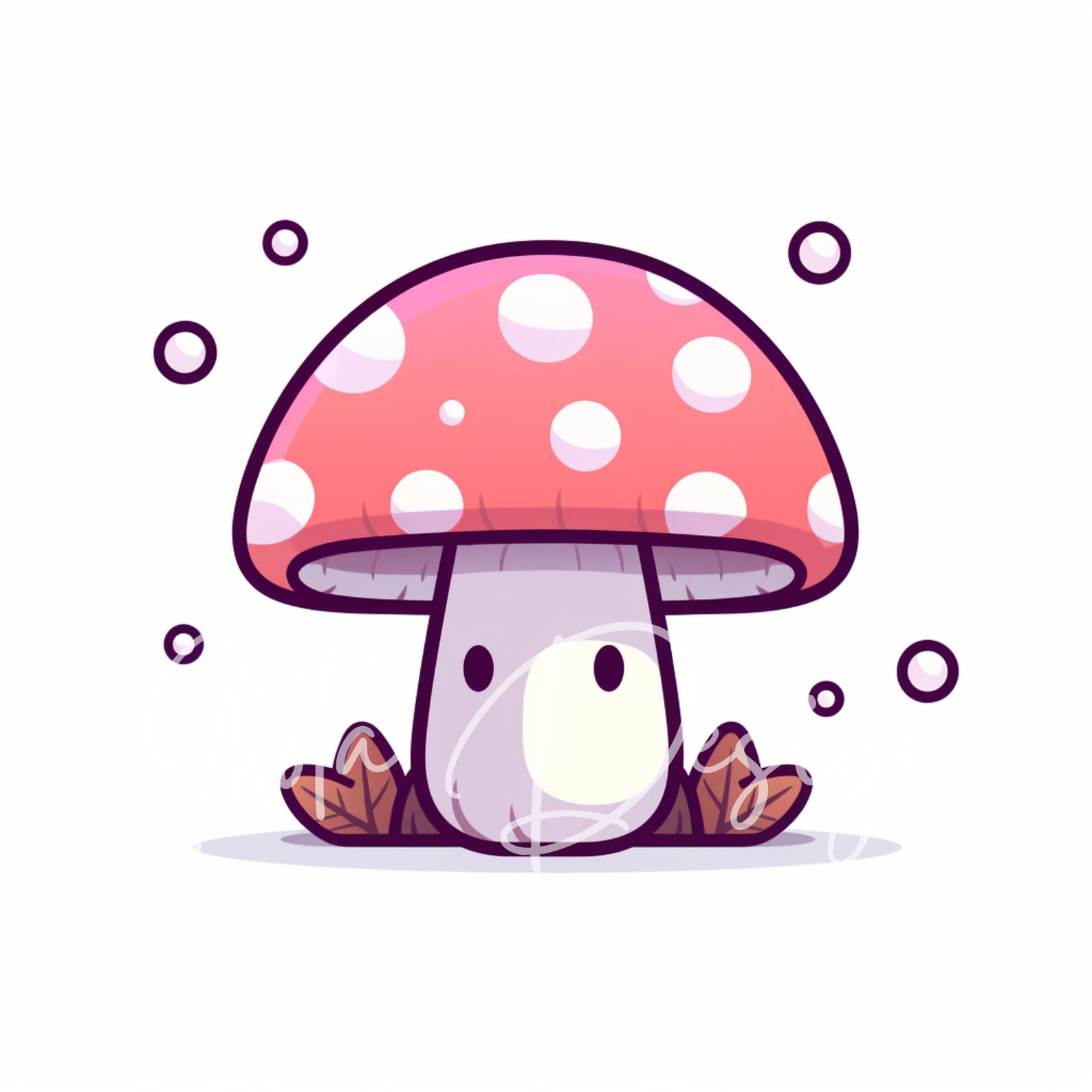 Cute Mushroom Clipart 40 High Quality Jpgs Digital Planner, Junk ...