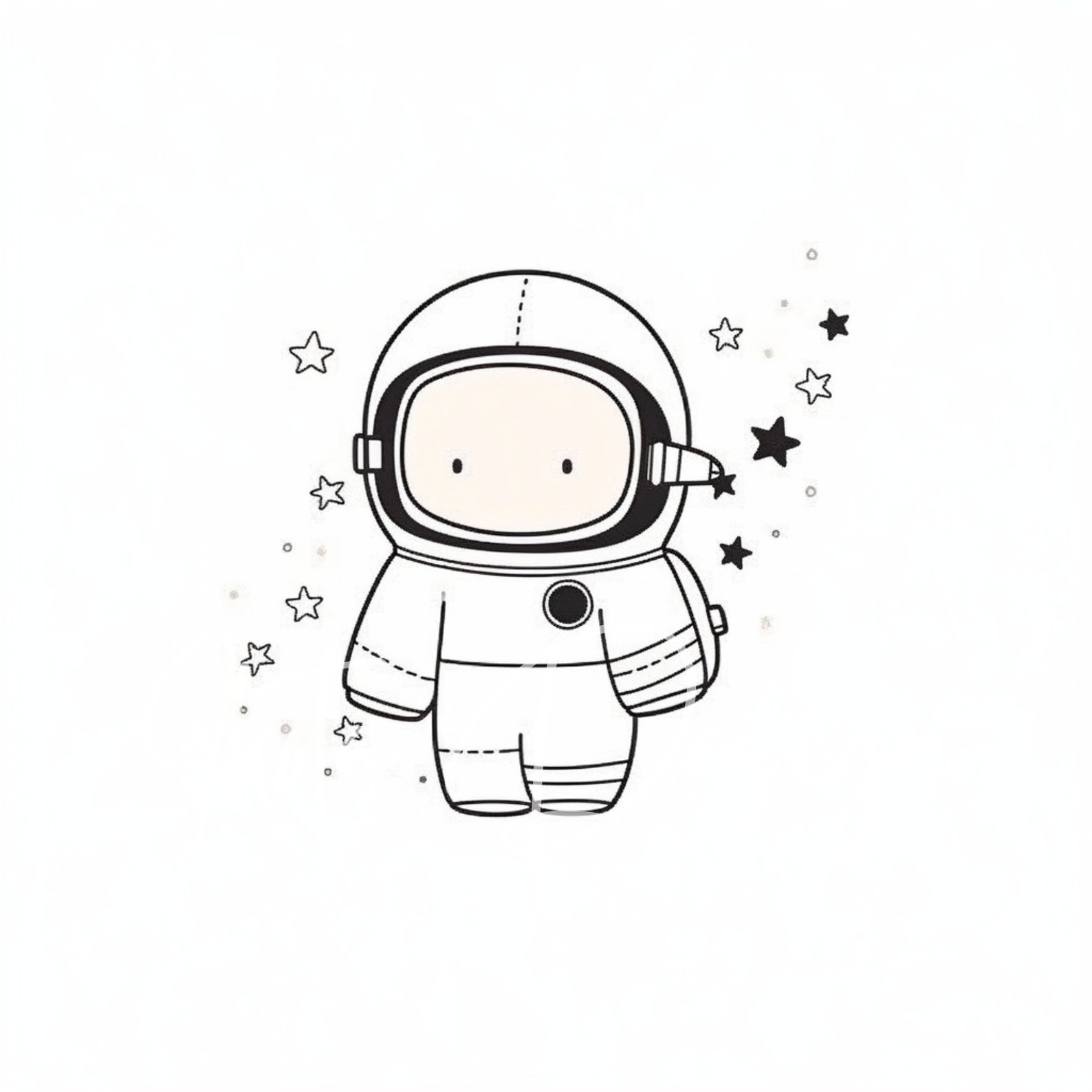 Little Astronaut Clipart 40 High Quality Jpgs Digital - Etsy