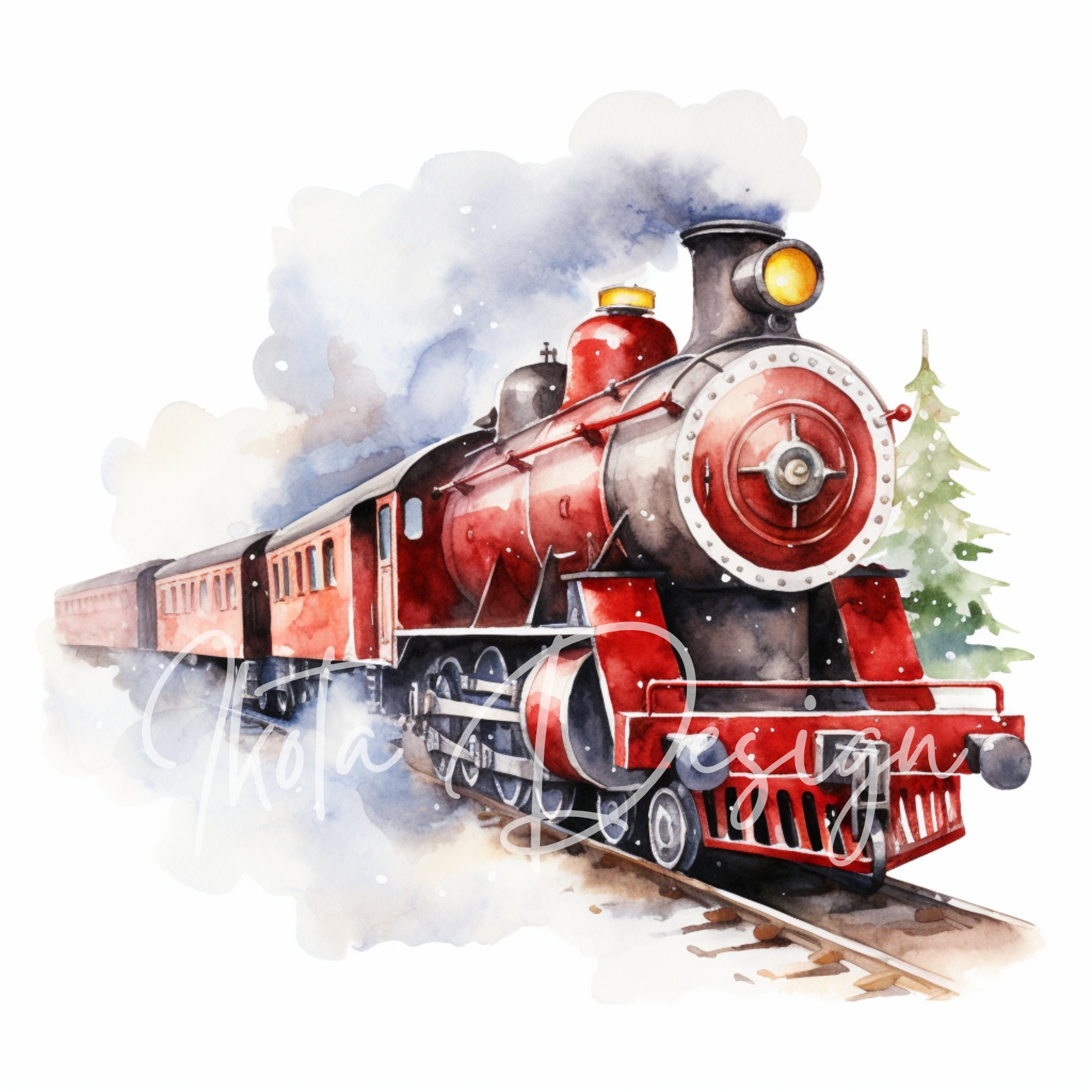 Polar Express Clipart 40 High Quality Jpgs Digital Planner, Junk ...